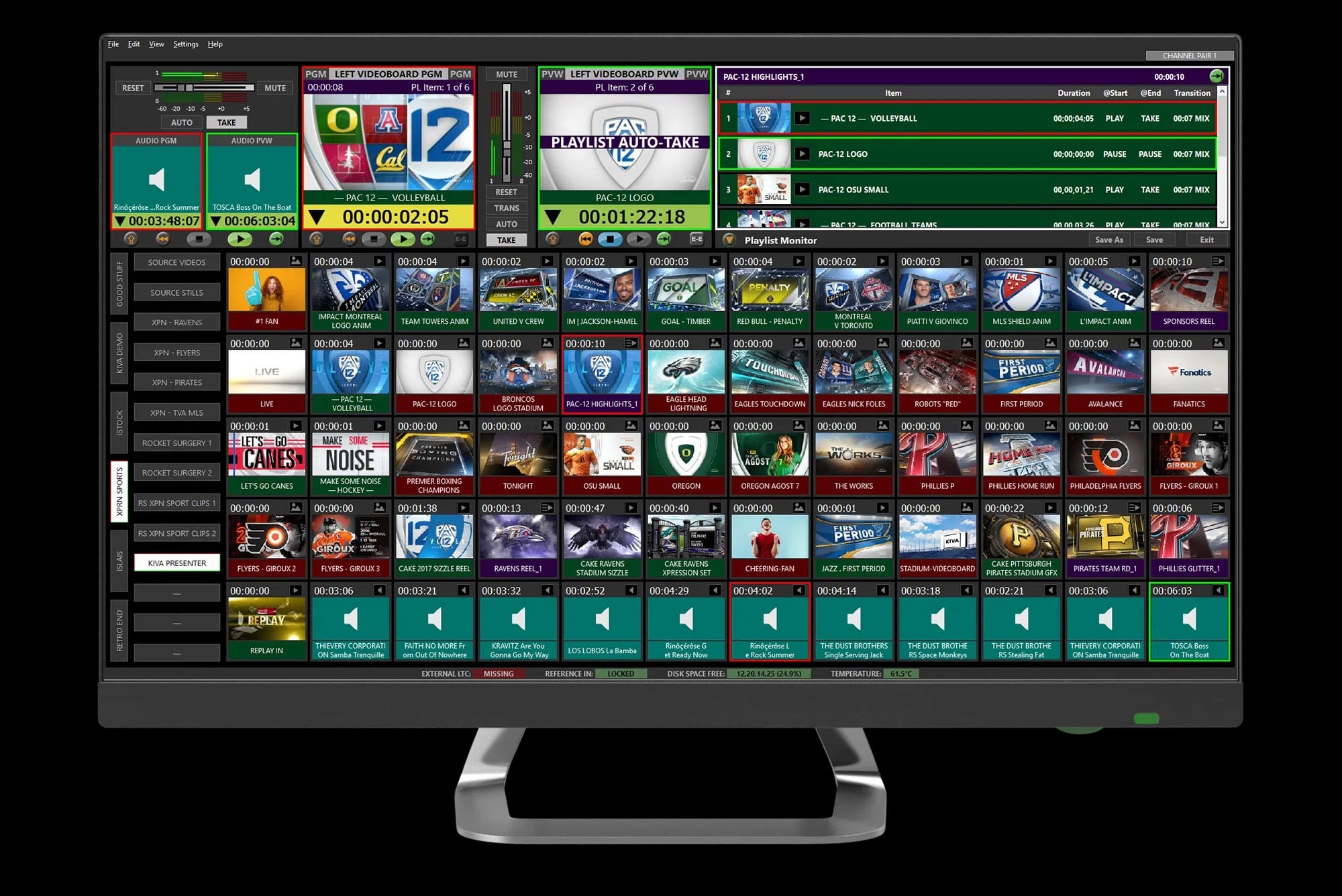 Kiva Presentation Video Server | Live Media Playout Solution - Ross Video