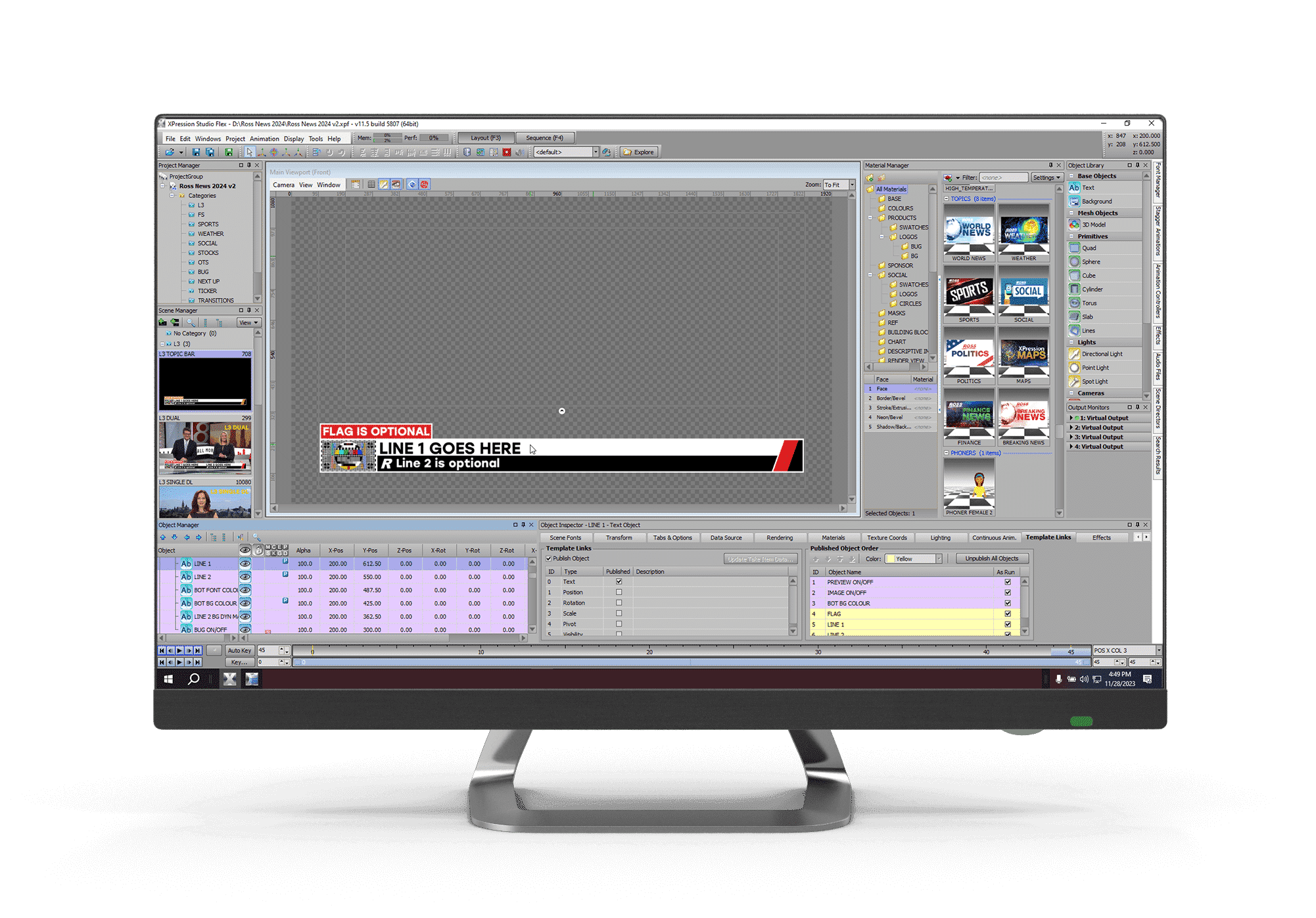 XPression Version 11.5 Now Available! - Ross Video